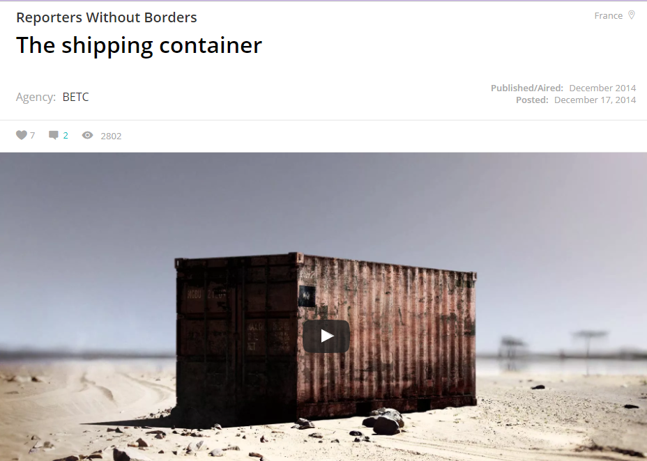 Watch this short film about shipping container imprisonment (Reporters ...